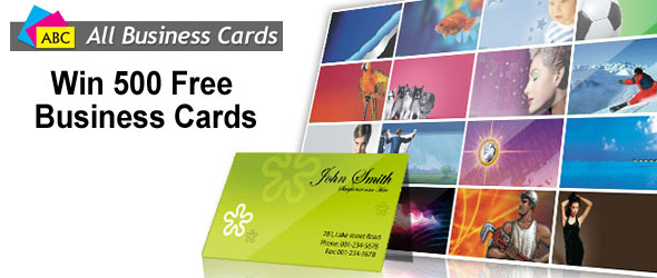 Win 500 Free Business Cards from Convention Scene and All Business ...