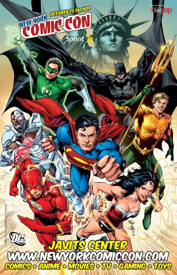 NYCC 2011 Poster by Ivan Reis Features DC Comics The New 52 Justice ...