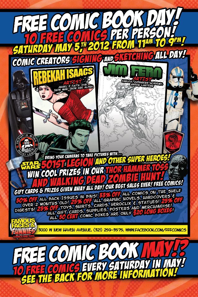 FL - Free Comic Book MAY 2012 | Convention Scene