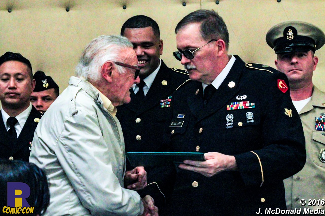 Stan Lee & Joe Sinnott Receive Military Honors at RICC 2016 ...