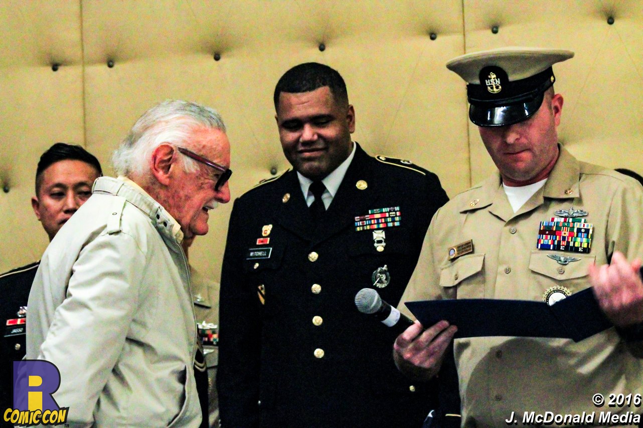 Stan Lee & Joe Sinnott Receive Military Honors at RICC 2016 ...