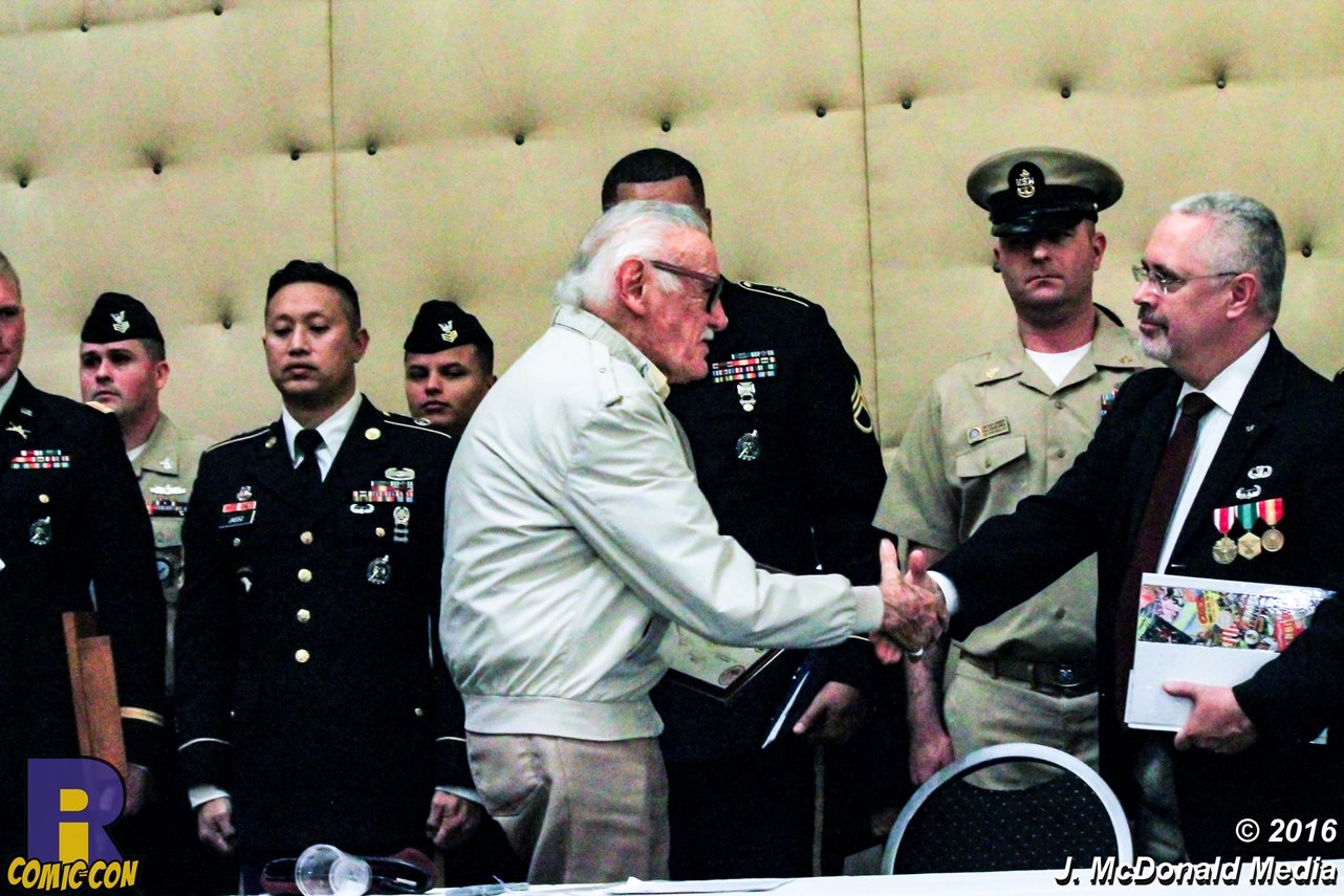 Stan Lee & Joe Sinnott Receive Military Honors at RICC 2016 ...