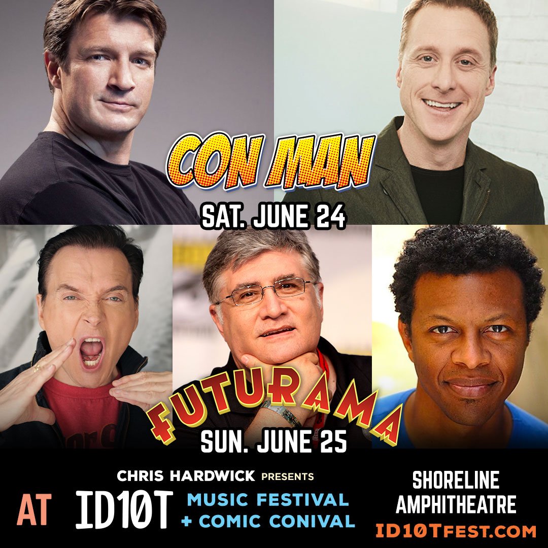 ID10T Fest Adds Con Man, Animaniacs & Futurama Panels | Convention Scene
