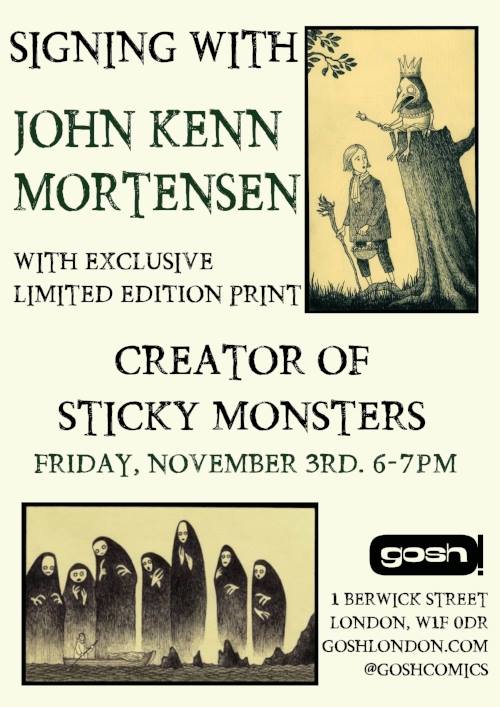 UK - Sticky Monsters Signing | Convention Scene