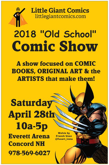Little Giant Comics Old School Comic Show (New Hampshire) (April 2018 ...