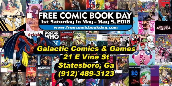 GA - FCBD 2018: Galactic Comics | Convention Scene