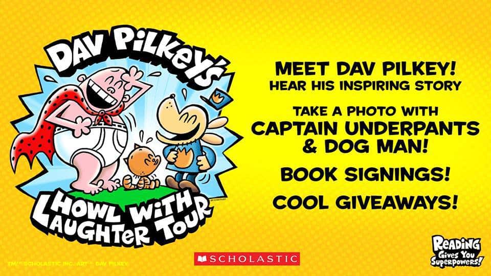 Dav Pilkey's Howl with Laughter Tour | Convention Scene