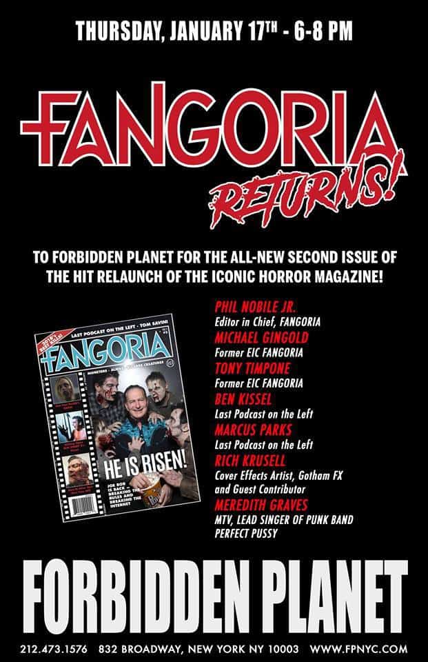 NYC - Fangoria #2 Signing | Convention Scene
