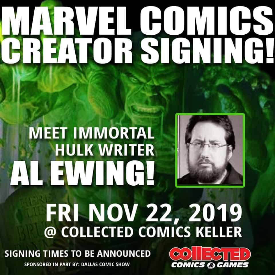 TX - Al Ewing Signing | Convention Scene