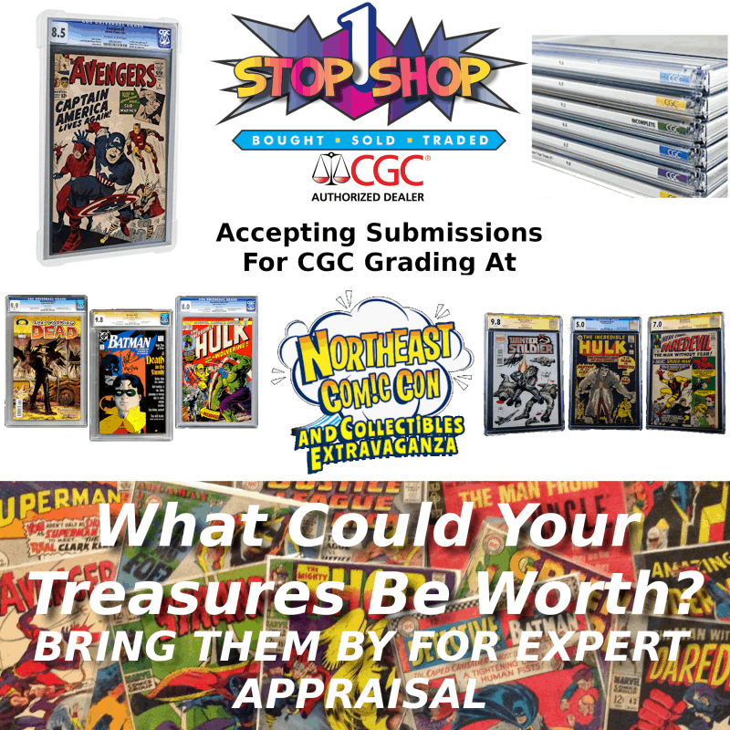 CGC Comic Grading Drop Off at NorthEast ComicCon 2020 | Convention Scene