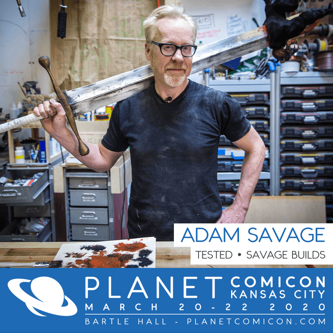 Adam Savage Busts Into Planet Comicon Kansas City 2020 | Convention Scene
