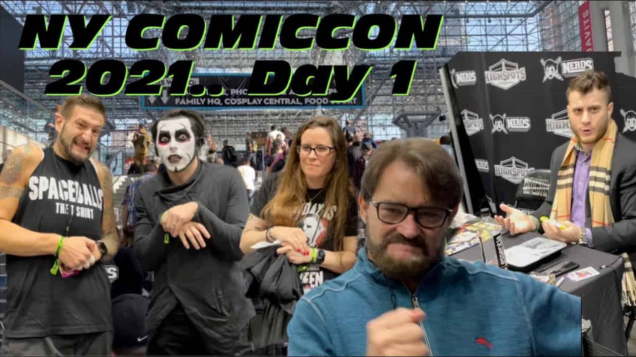 NYCC Comic Con 2021 autographs & more day 1 vlog | Convention Scene