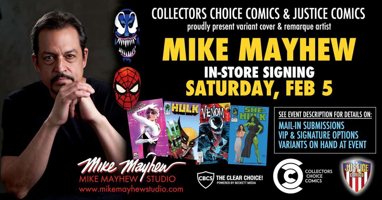 AZ - Mike Mayhew Signing | Convention Scene