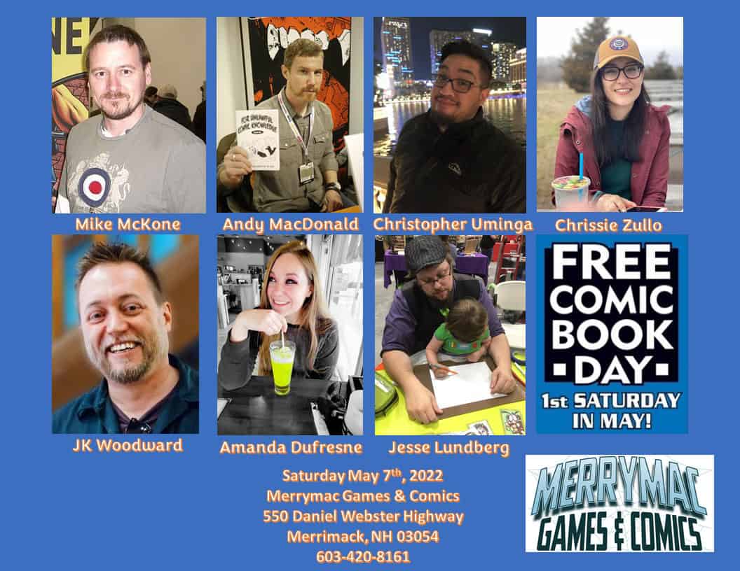 NH - FCBD 2022: Merrymac Games & Comics | Convention Scene