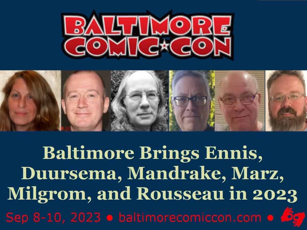 Baltimore Comic Con 2023 Has New Guests | Convention Scene