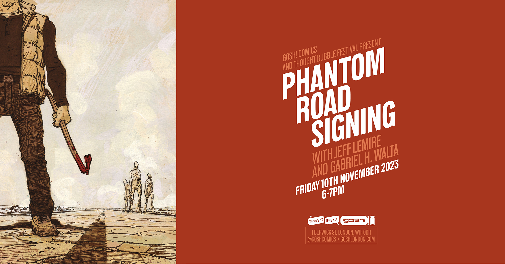 UK - Phantom Road Signing | Nov 10th | Convention Scene