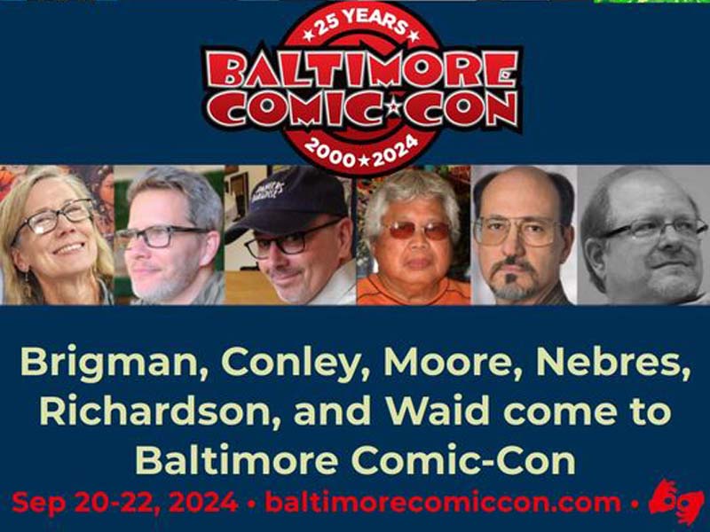 More Guests Announced for Baltimore Comic-Con 2024 | Convention Scene
