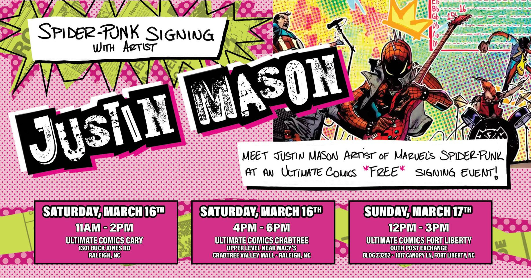 Spider-Punk Signings on Mar 16-17th - 3/12/2024 1:55:00 AM - News at ...