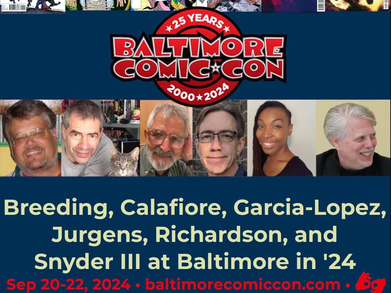 Legendary Guests Join Baltimore Comic-Con 2024 | Convention Scene