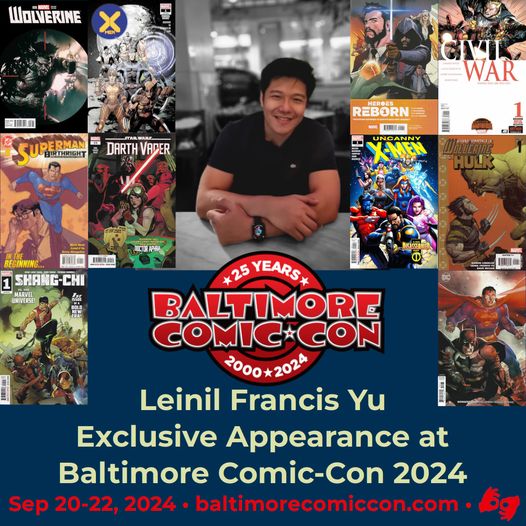 Baltimore Comic-Con 2024 Welcomes Leinil Francis Yu | Convention Scene