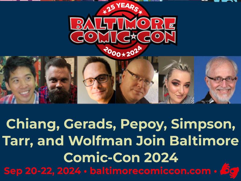Exciting Guests Join Baltimore Comic Con 2024 | Convention Scene