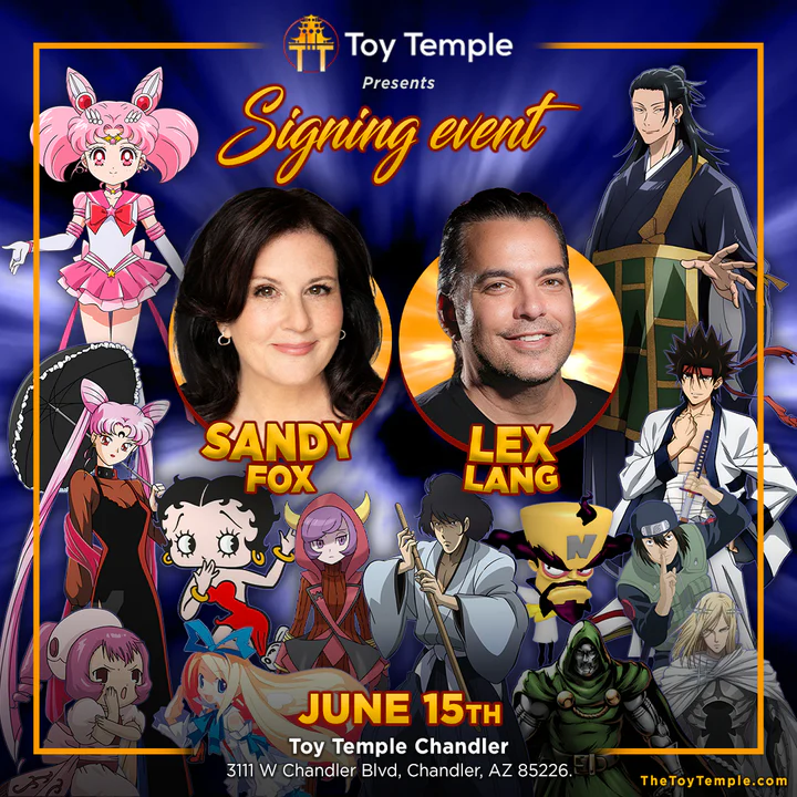 AZ - Sandy Fox & Lex Lang Signing | June 15th | Convention Scene
