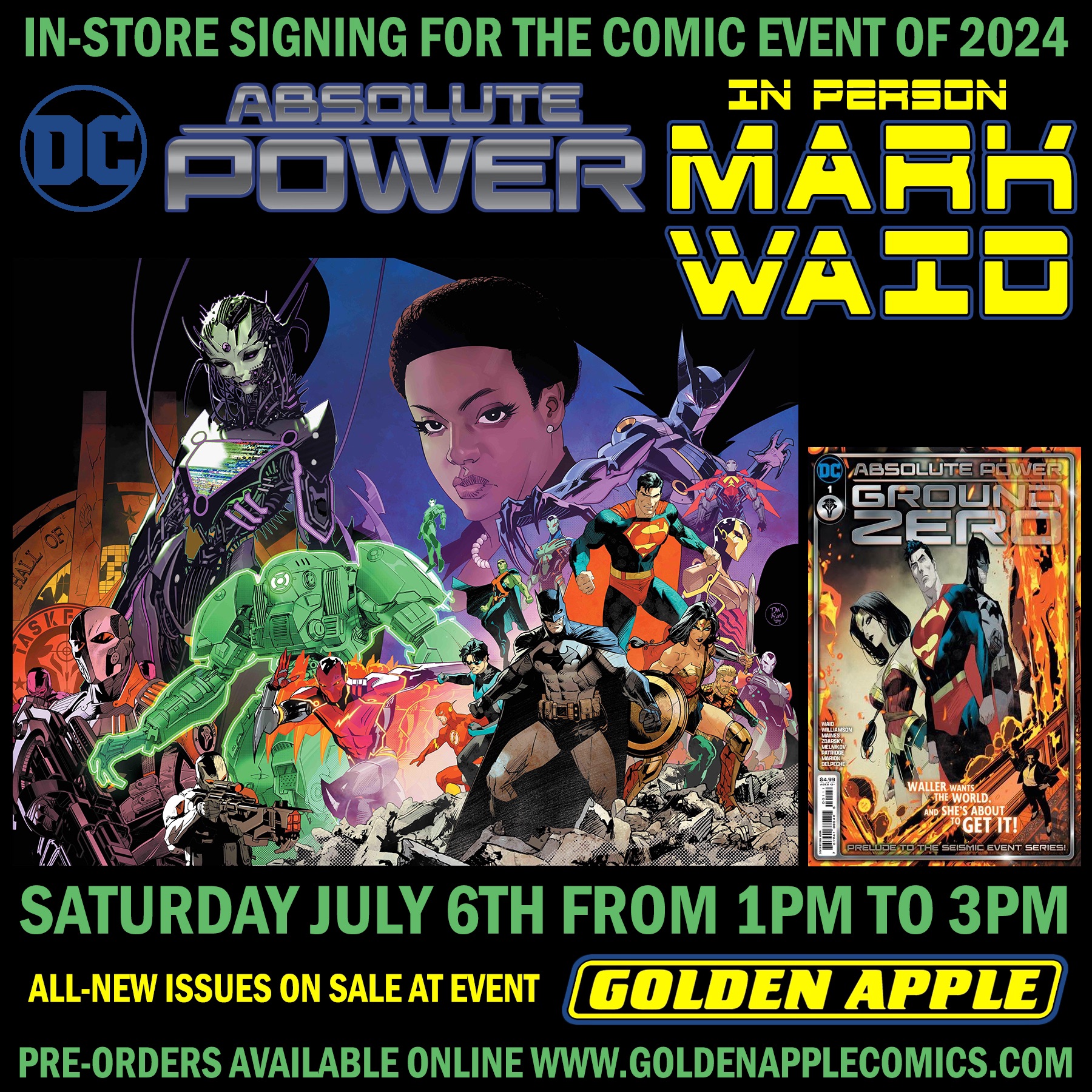 CA - Absolute Power Signing | July 6th | Convention Scene