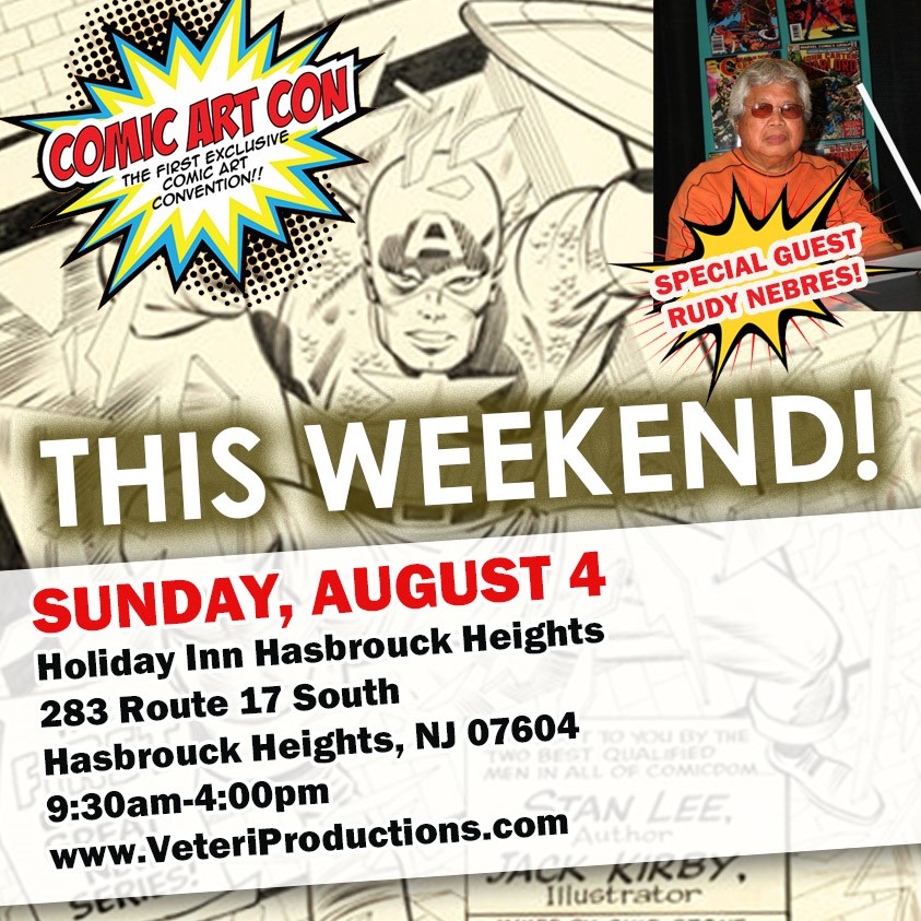 Meet Rudy Nebres at Comic Art Con on Aug 4th | Convention Scene