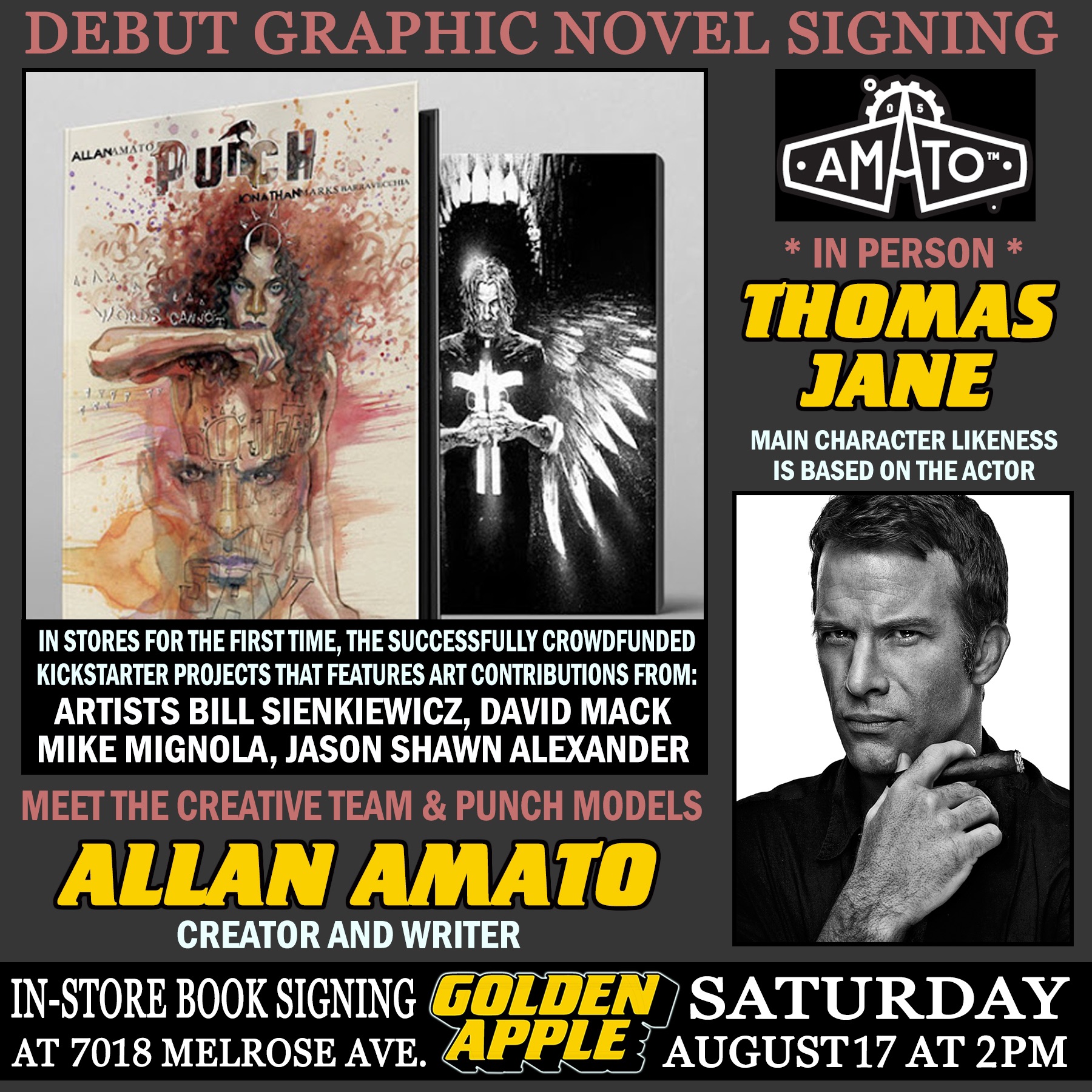 CA - Punch Signing | Aug 17th | Convention Scene
