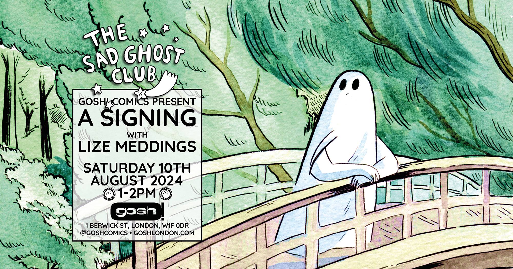 UK - The Sad Ghost Club Signing | Aug 10th | Convention Scene