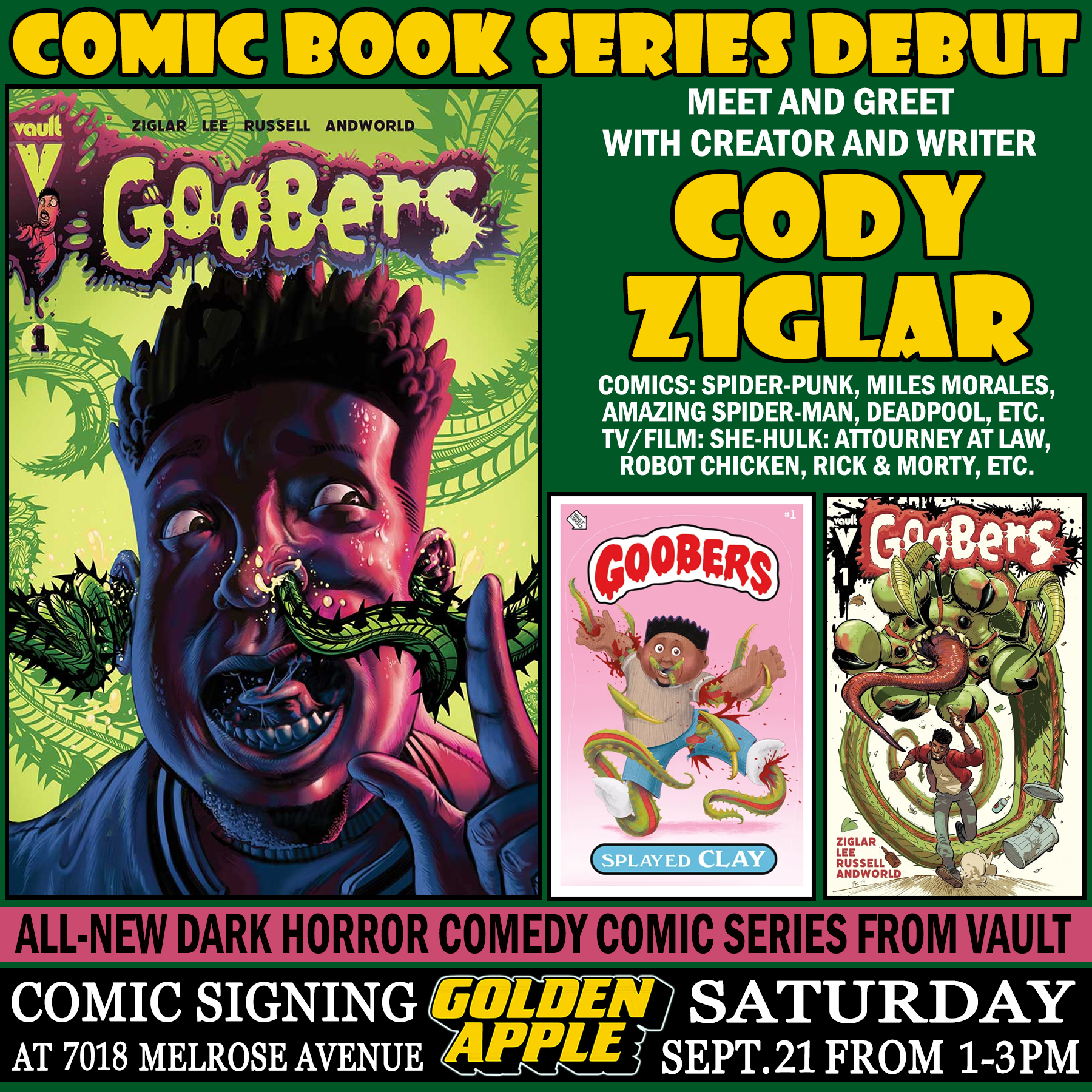 CA - Goobers #1 Signing | Sept 21st | Convention Scene
