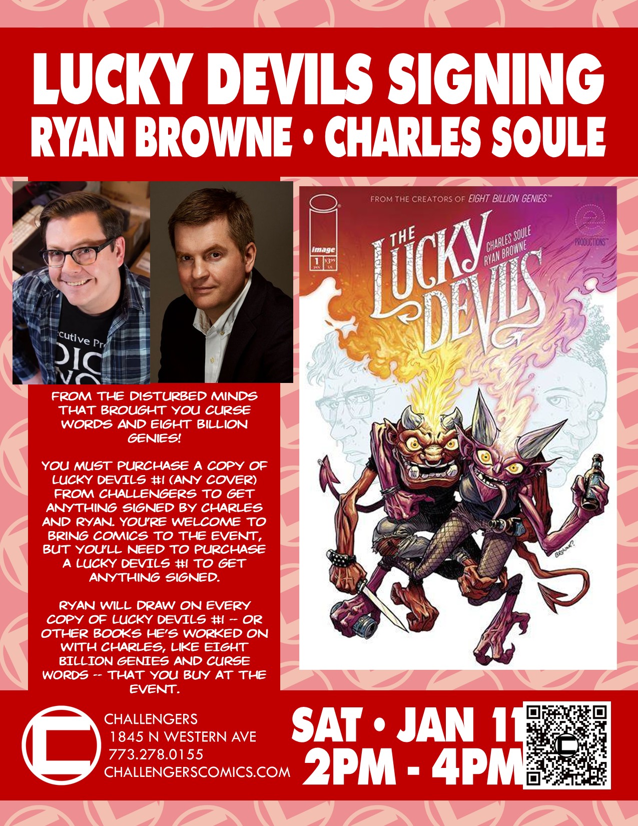 IL - The Lucky Devils #1 Signing | Jan 11th | Convention Scene