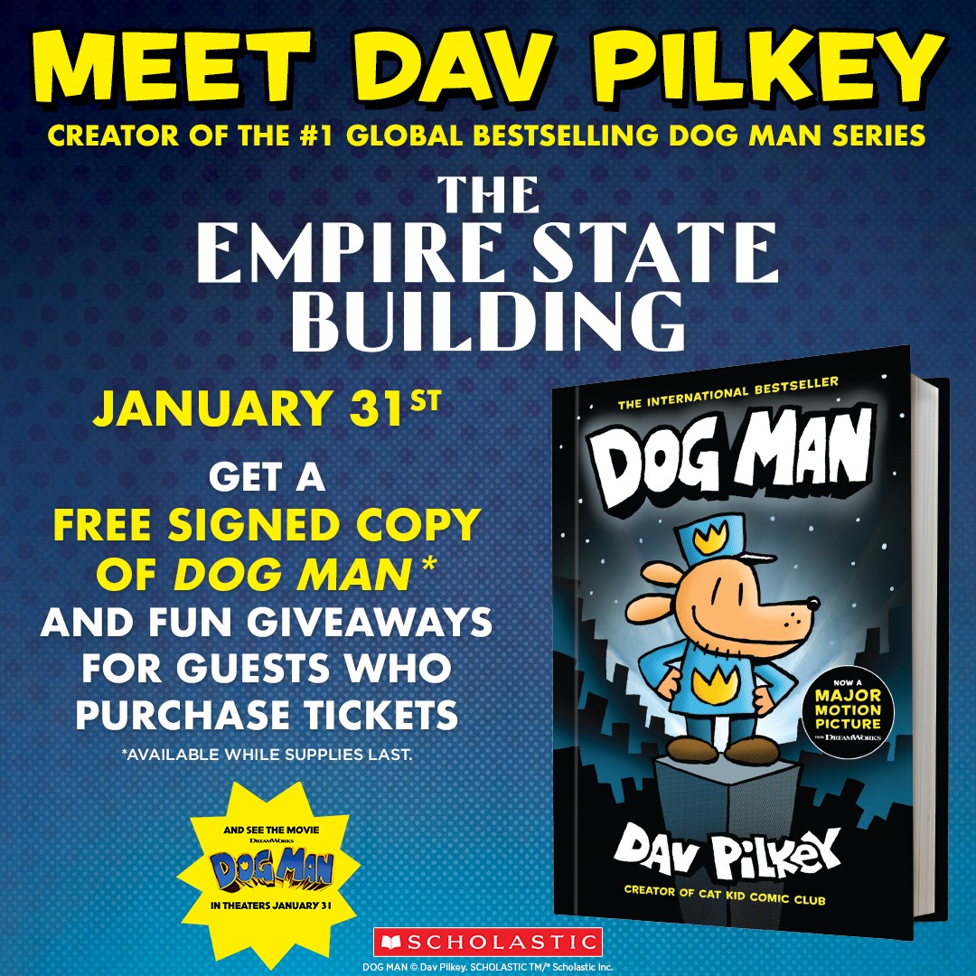 NYC - Dog Man Signing | Jan 31st | Convention Scene