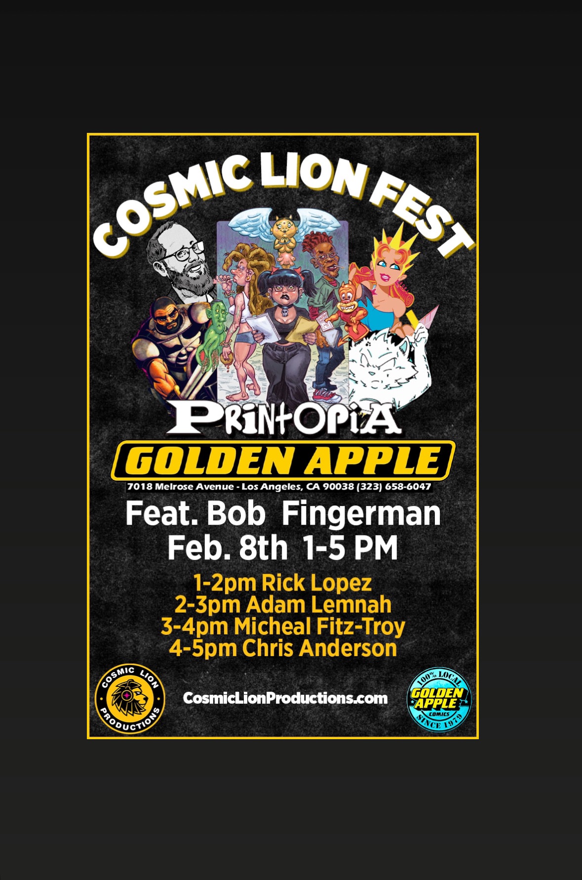 CA - Cosmic Lion Fest | Feb 8th | Convention Scene