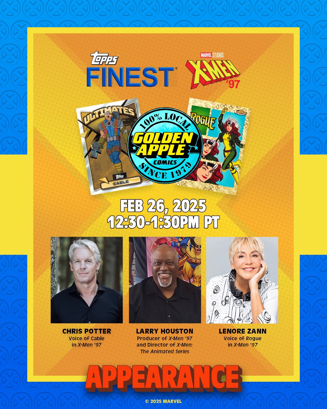 CA - Topps Finest X-Men '97 Signing | Feb 26th | Convention Scene