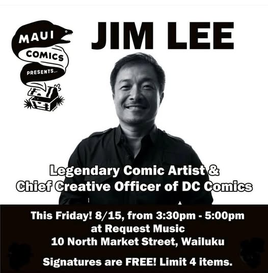 HI - Jim Lee Signing | Aug 15th | Convention Scene