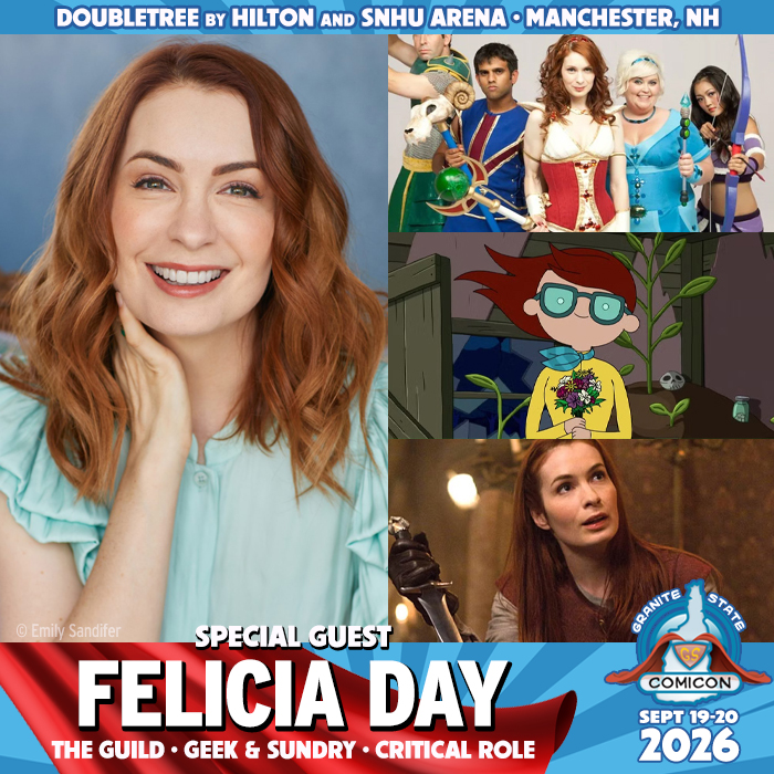 Felicia Day Heads to 2026 Granite State Comicon | Convention Scene
