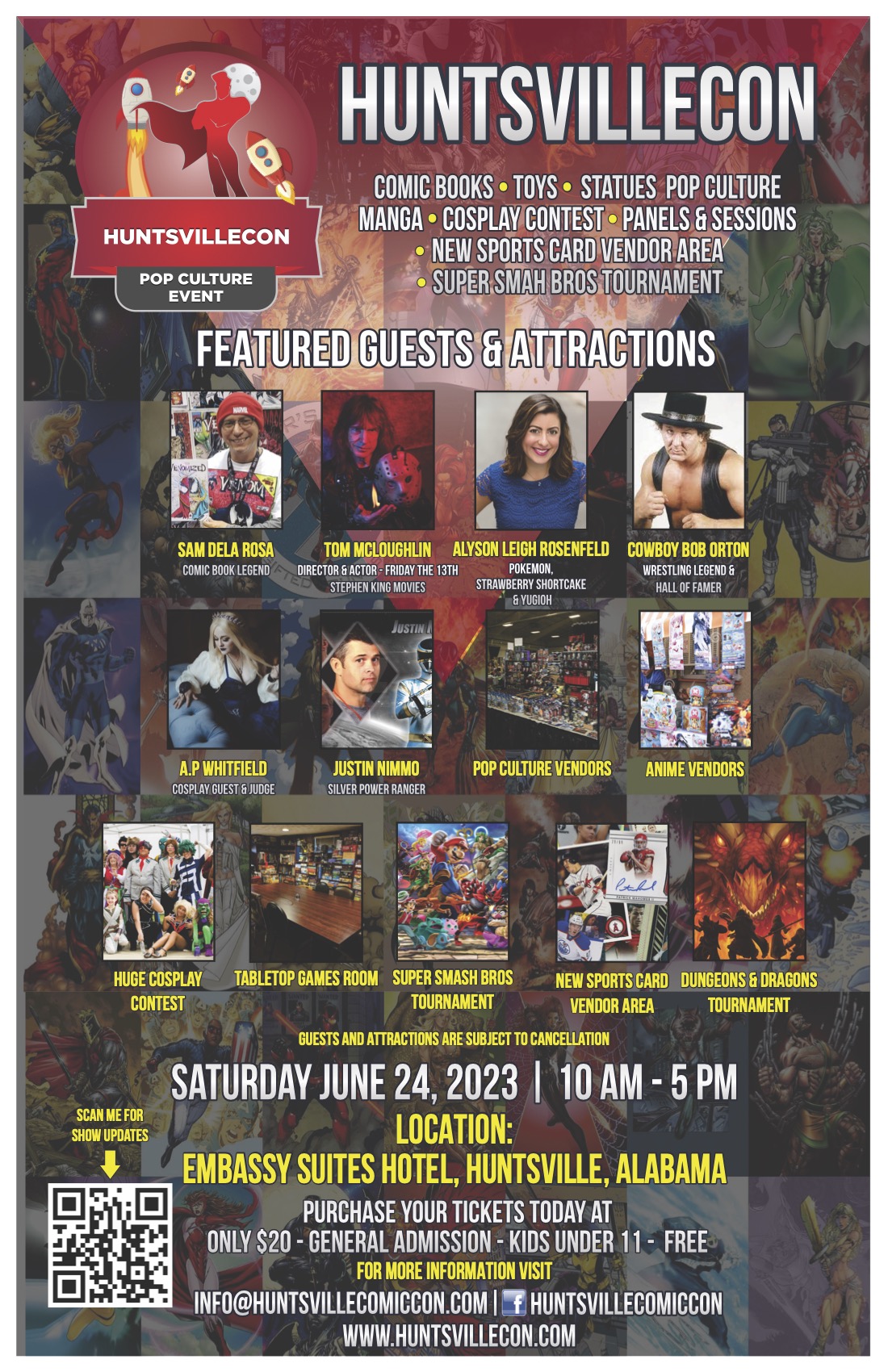 HuntsvilleCon ComiCon (June 2023) | Convention Scene